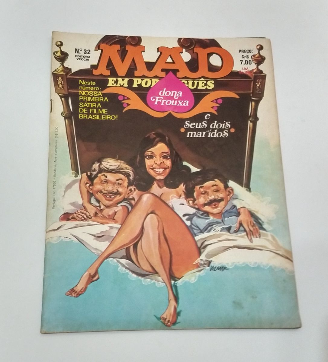 Revista Mad Nº 32 de 1977 | Produto Vintage e Retro Hq Mad Editora Vecchi Usado 97485724 | enjoei