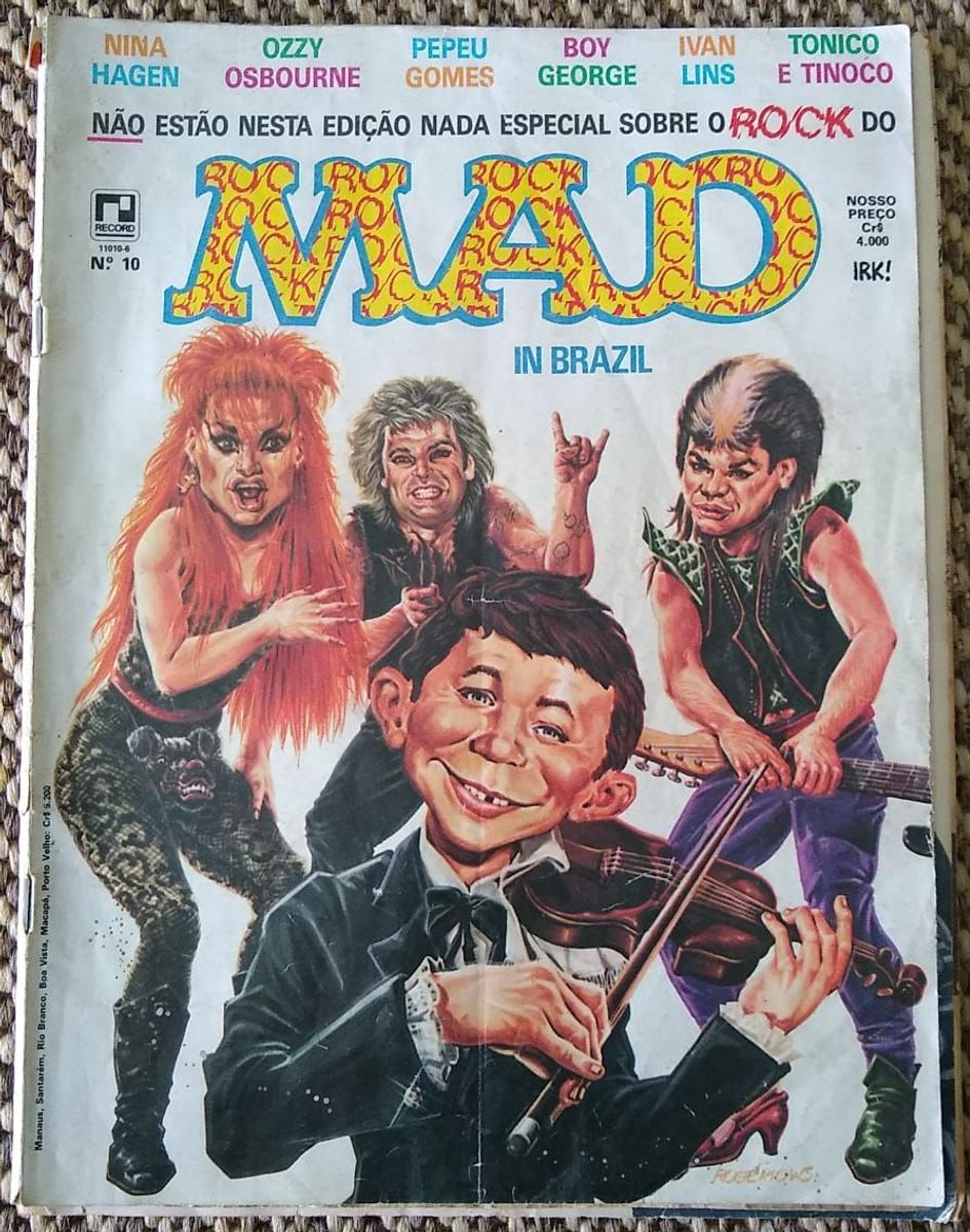 Revista Mad | Livro Mad Usado 42436595 | enjoei
