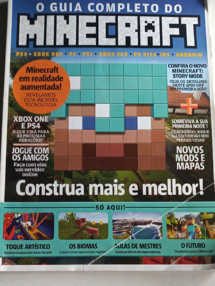 Revista: Minecraft. O Guia Completo do Minecraft | Item Infantil Usado 54469966 | enjoei