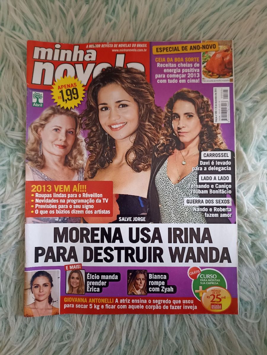 Revista Minha Novela C/ Nanda,vera Fischer,antonelli, Carolina ...