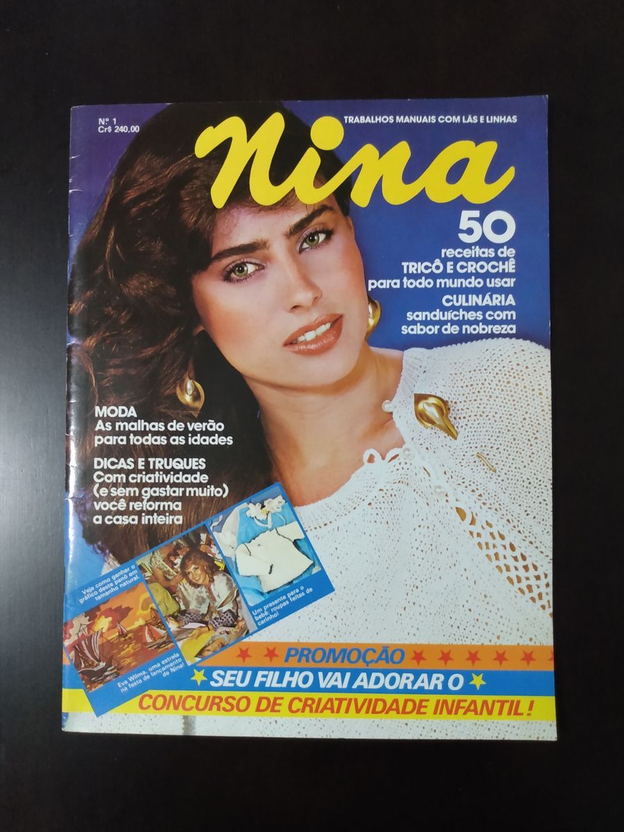 Revista Nina Primeira Edição Maria Eugênia | Livro Usado 83219947 | enjoei