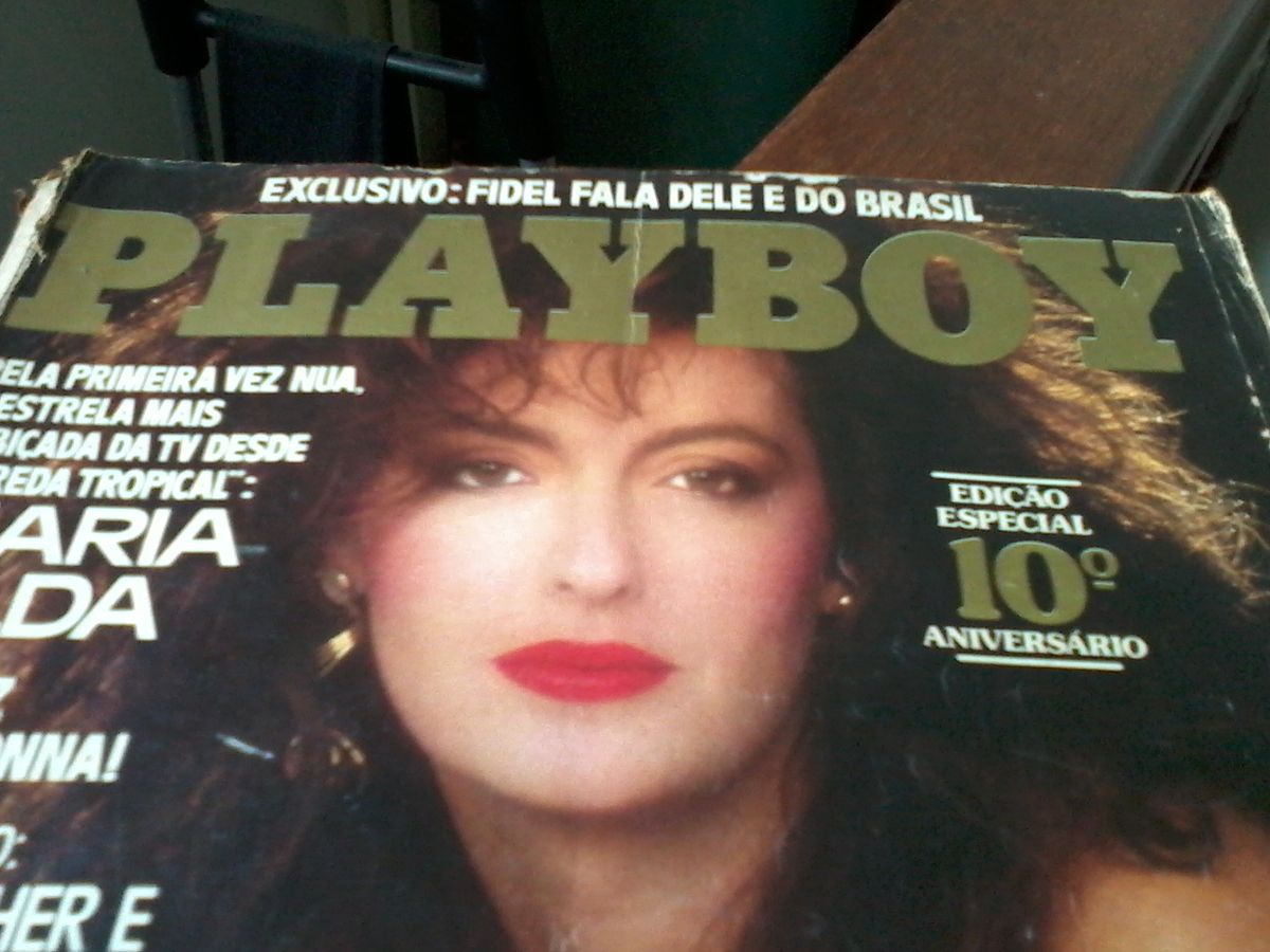Revista Play Boy 10º Aniversario ( Maria Zilda ) 1985 | Produto Vintage ...