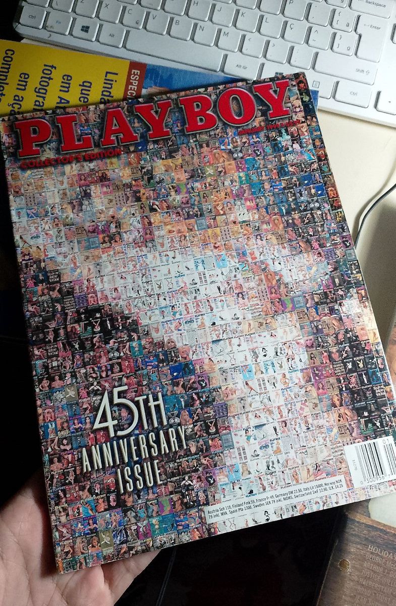 Revista Playboy 45 Aniversário Americana | Livro Playboy Usado 104810312 | enjoei