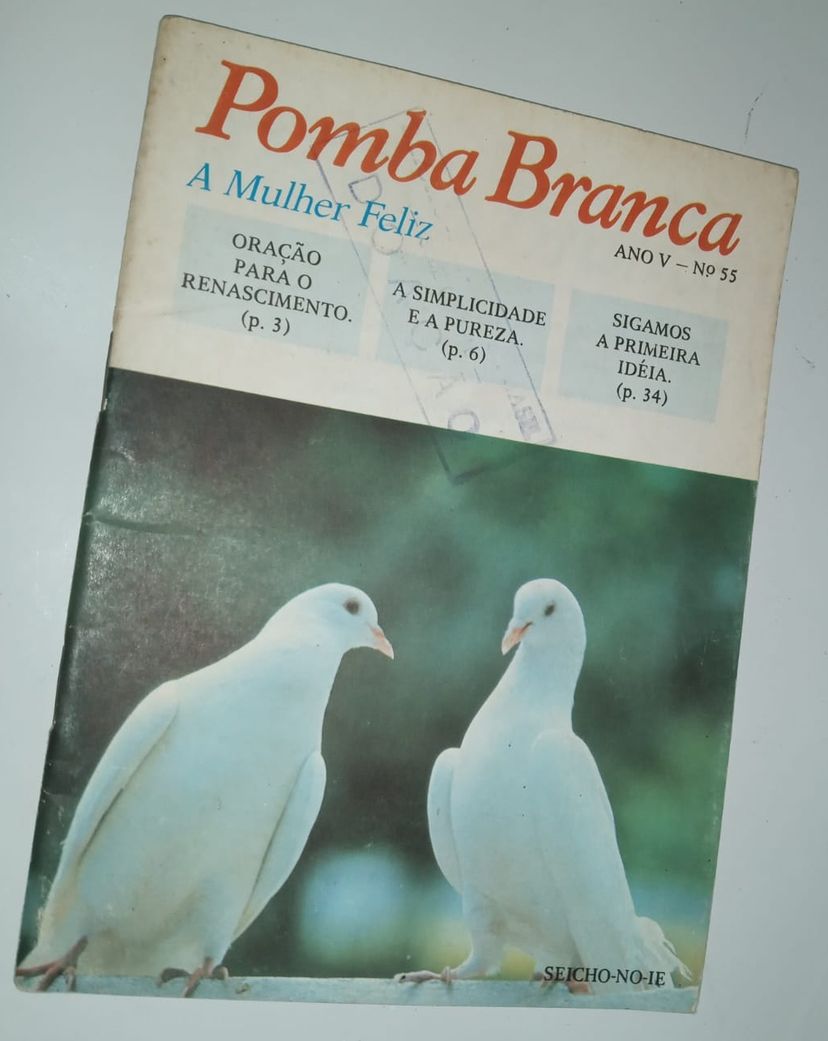 Revista Pomba Branca a Mulher Feliz 35 Seicho No Ie | Livro Pomba ...