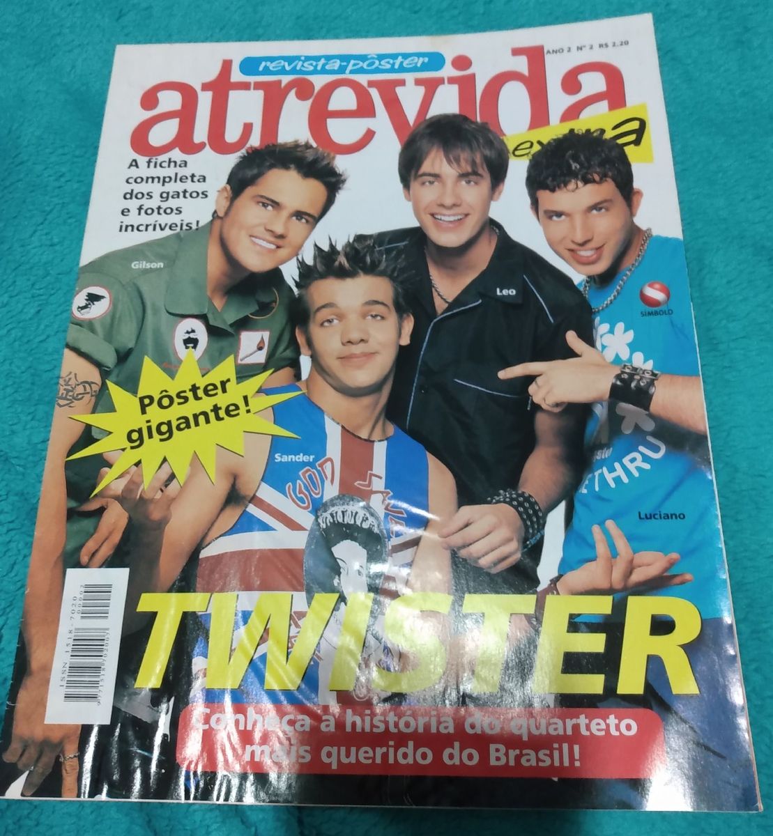 Revista Poster Atrevida Banda Twister | Item de Música Twister Usado ...