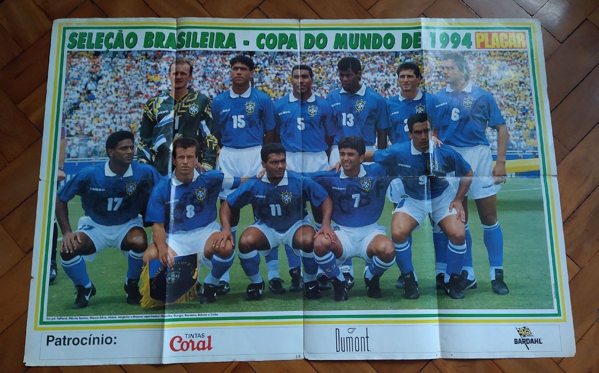 Revista Pôster Placar com Romário (ano 94) | Livro Placar Usado ...