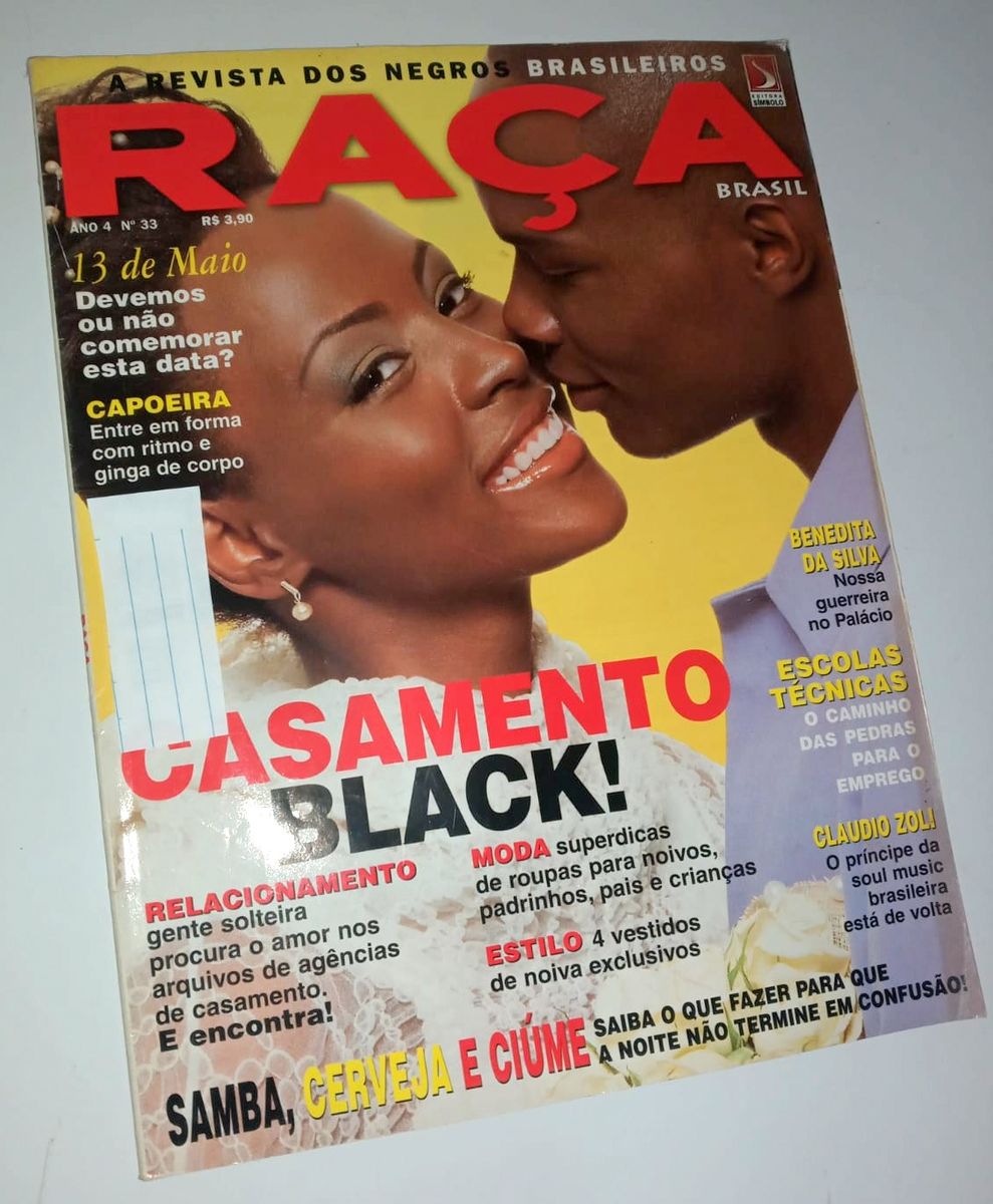 Revista Raça Brasil 33 Casamento Black | Livro Editora Símbolo Usado ...