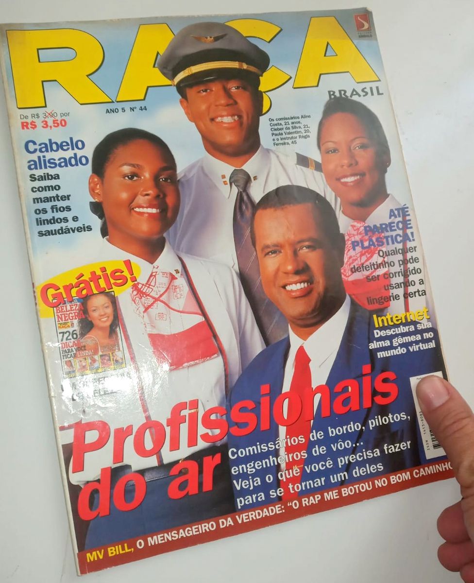 Revista Raça Brasil Abril 2000 Profissionais do Ar | Livro Editora ...
