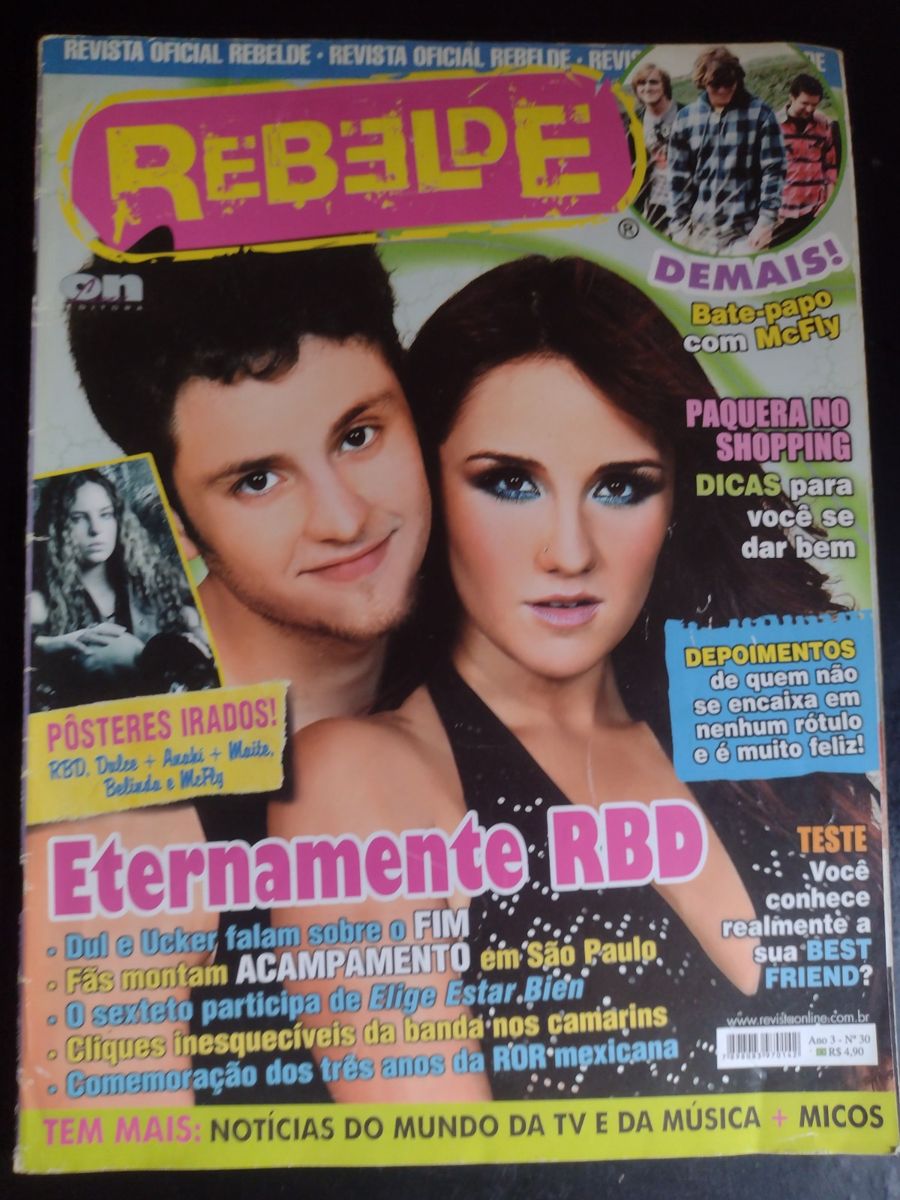 Revista Rbd Rebelde Oficial | Livro Online Editora Usado 117435971 | enjoei