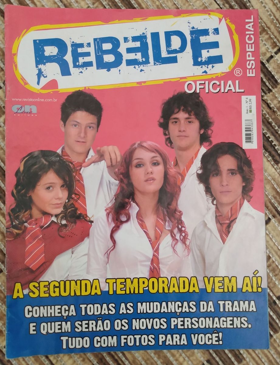 Revista Rebelde 2006 | Produto Feminino Rebelde Usado 63937337 | enjoei