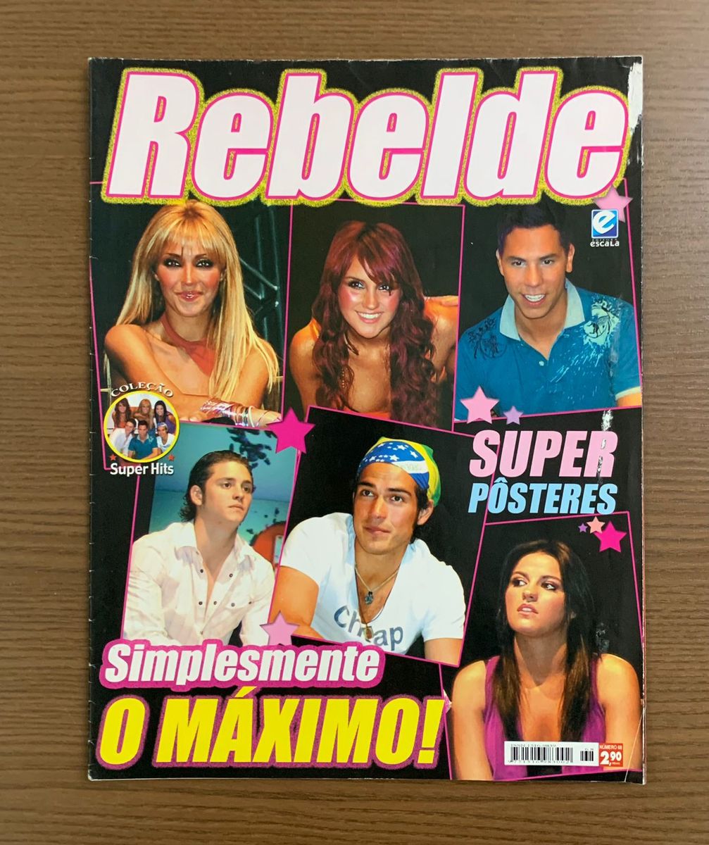 Revista Rebelde Rbd Super Pôsteres | Livro Escala Usado 91523463 | enjoei