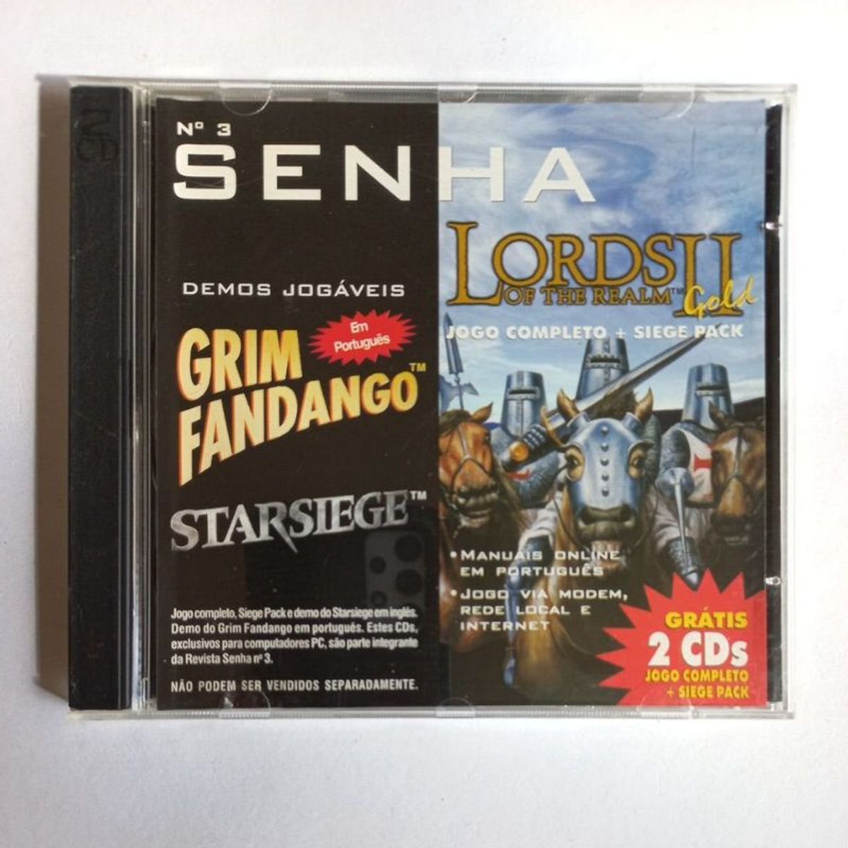Revista Senha N° 3 - Pc | Jogo de Computador Cd Rom Usado 76206312 | enjoei