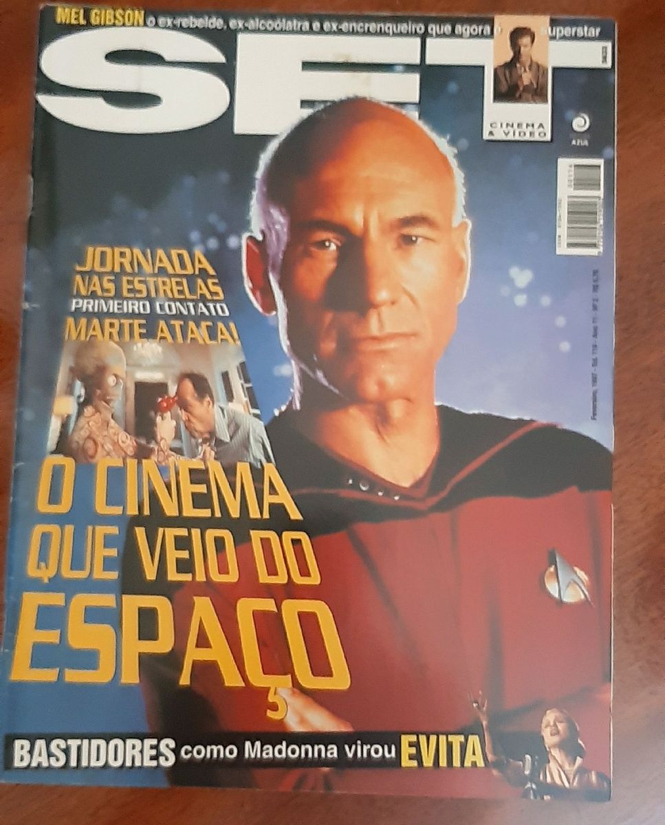 Revista Set - Especial Jornada Nas Estrelas e Evita Madonna | Item de Papelaria Revista Set ...