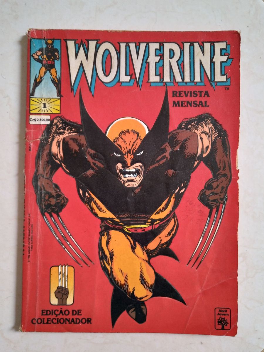 Revista Wolverine Número 1 Formatinho Edição de Colecionador | Item ...
