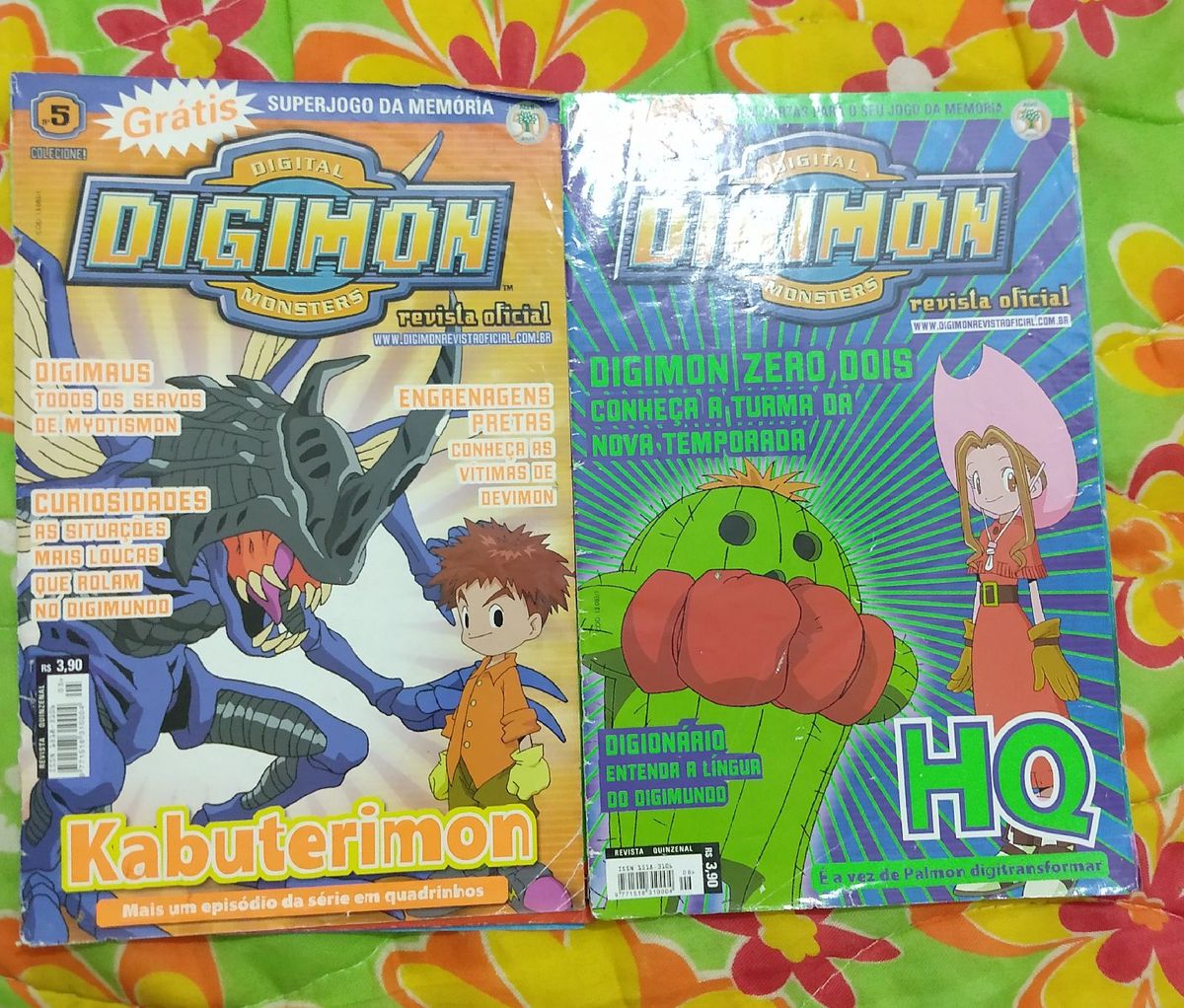 Revistas Digimon (vol. 5 e 6) Adventure | Livro Editora Abril Usado ...