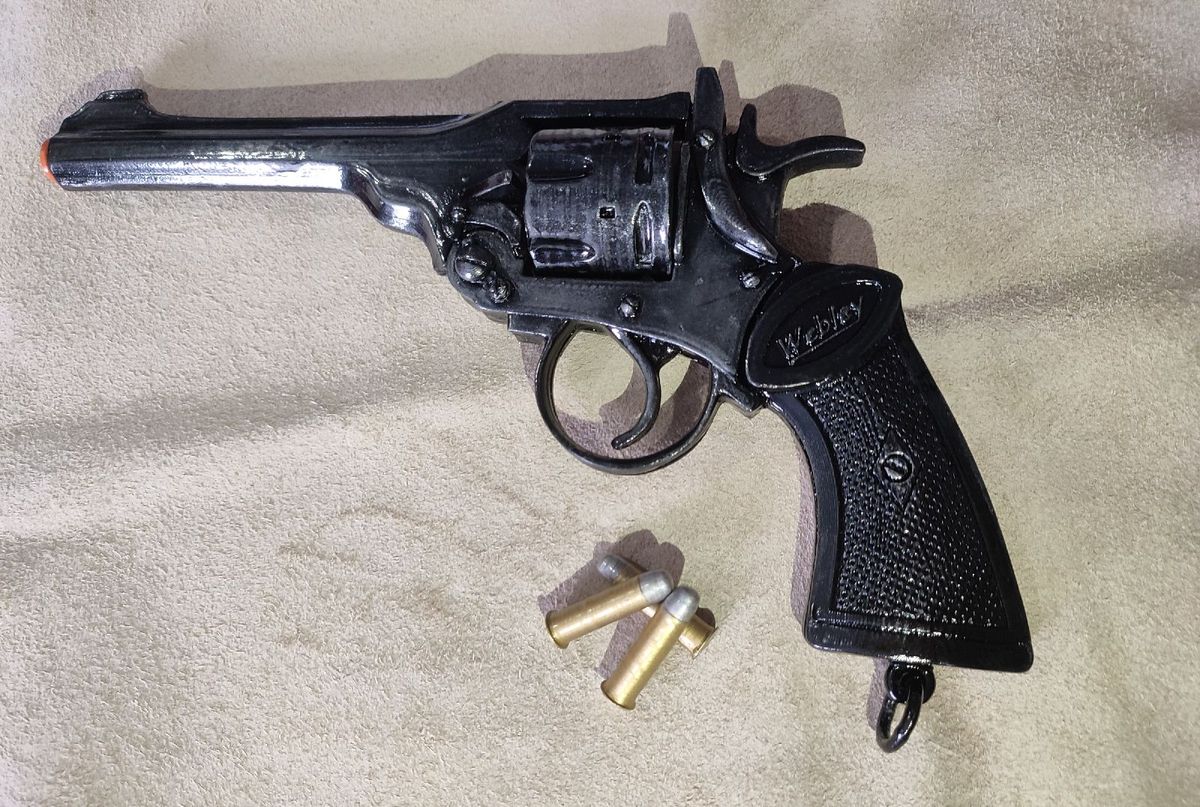 Revólver Cosplay Indiana Jones | Filme e Série Webley Mk6 Nunca Usado ...