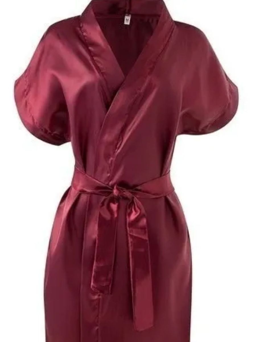 Robe Marsala Manga Curta | Vestido Feminino Kazarti Nunca Usado ...