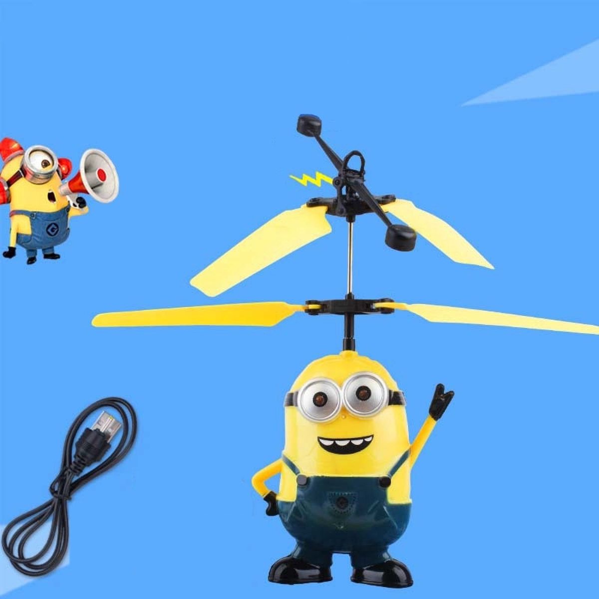 Robô Minions Voador Indução Drone | Brinquedo Minions Nunca Usado ...