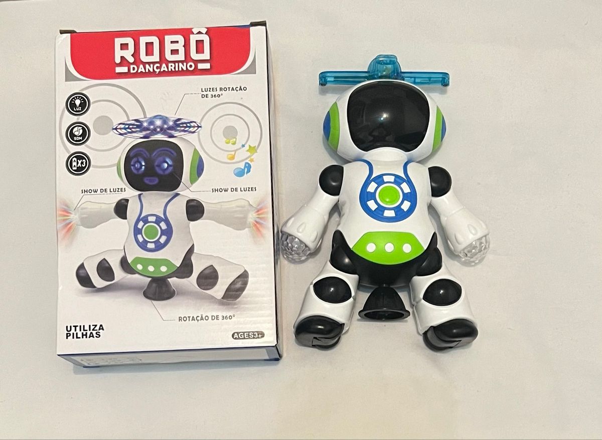 Robô Que Emite Sons e Anda | Brinquedo para Bebês Nunca Usado 96532285 ...