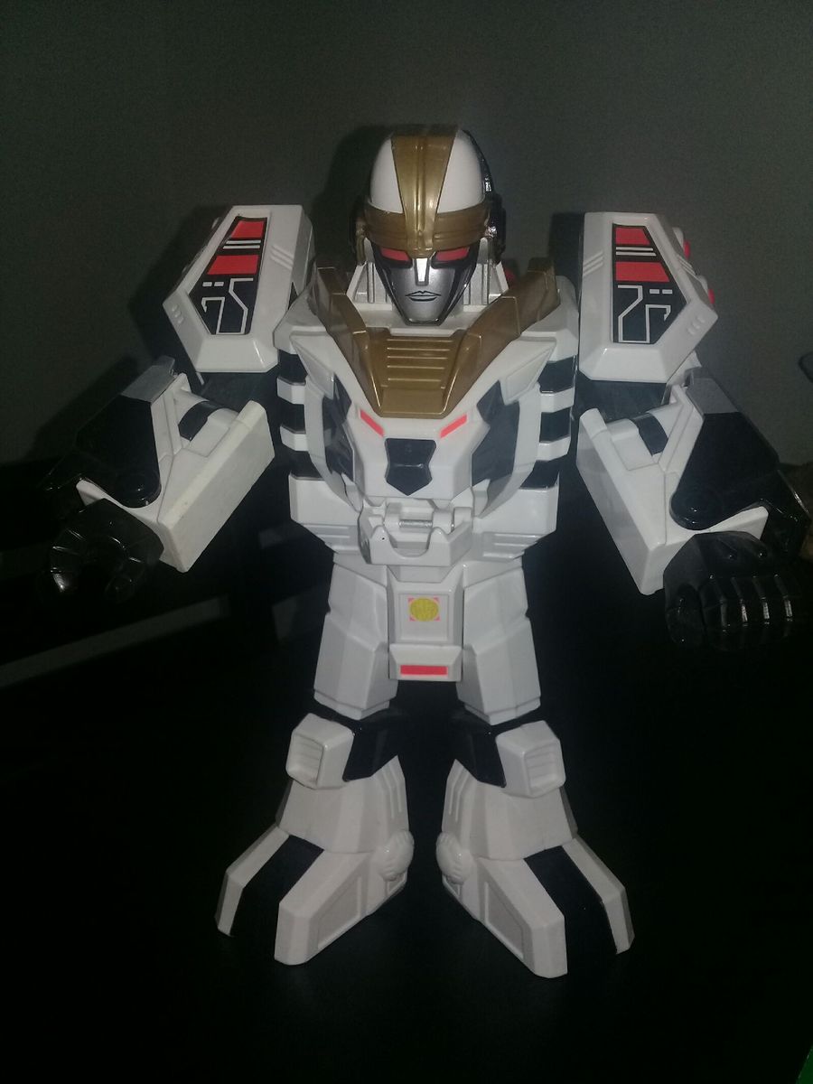 Robô Ranger Branco Era Mighty Morphin. | Produto Vintage e Retro Mattel ...