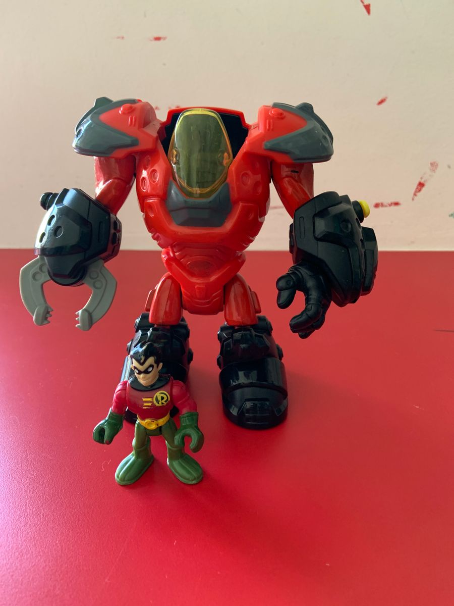 Robô Robin Imaginext Brinquedo Imaginext Usado 61031027 Enjoei