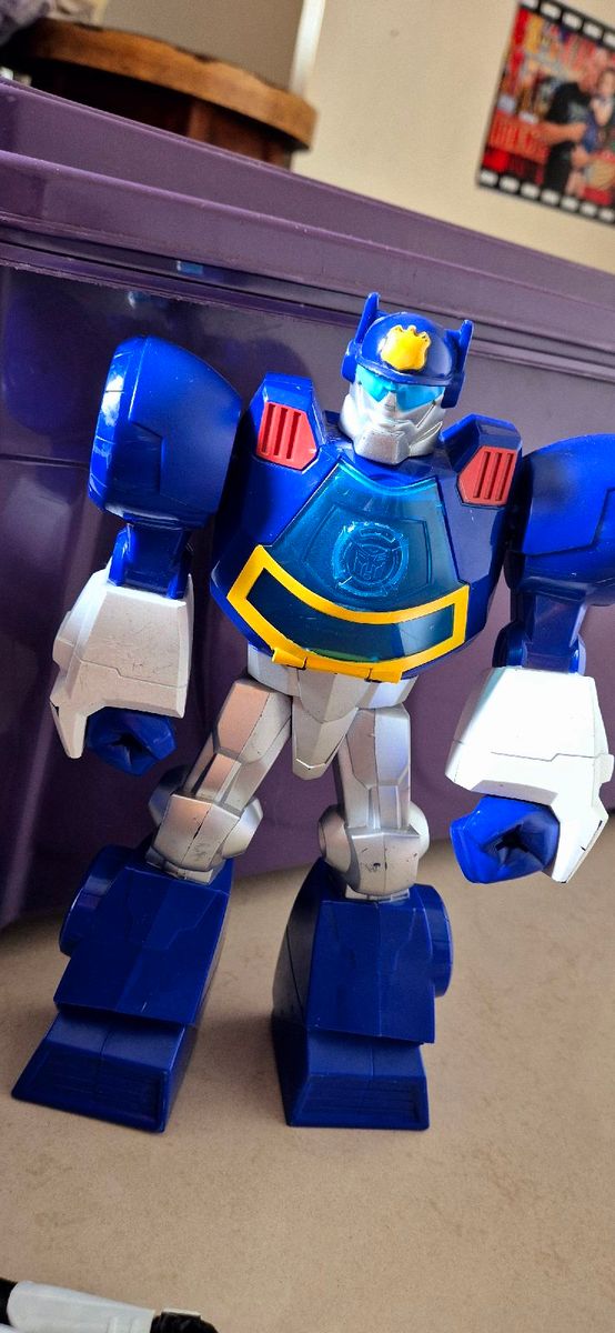 Robo Transformers Rescue Bots - Chase | Brinquedo Hasbro Usado ...