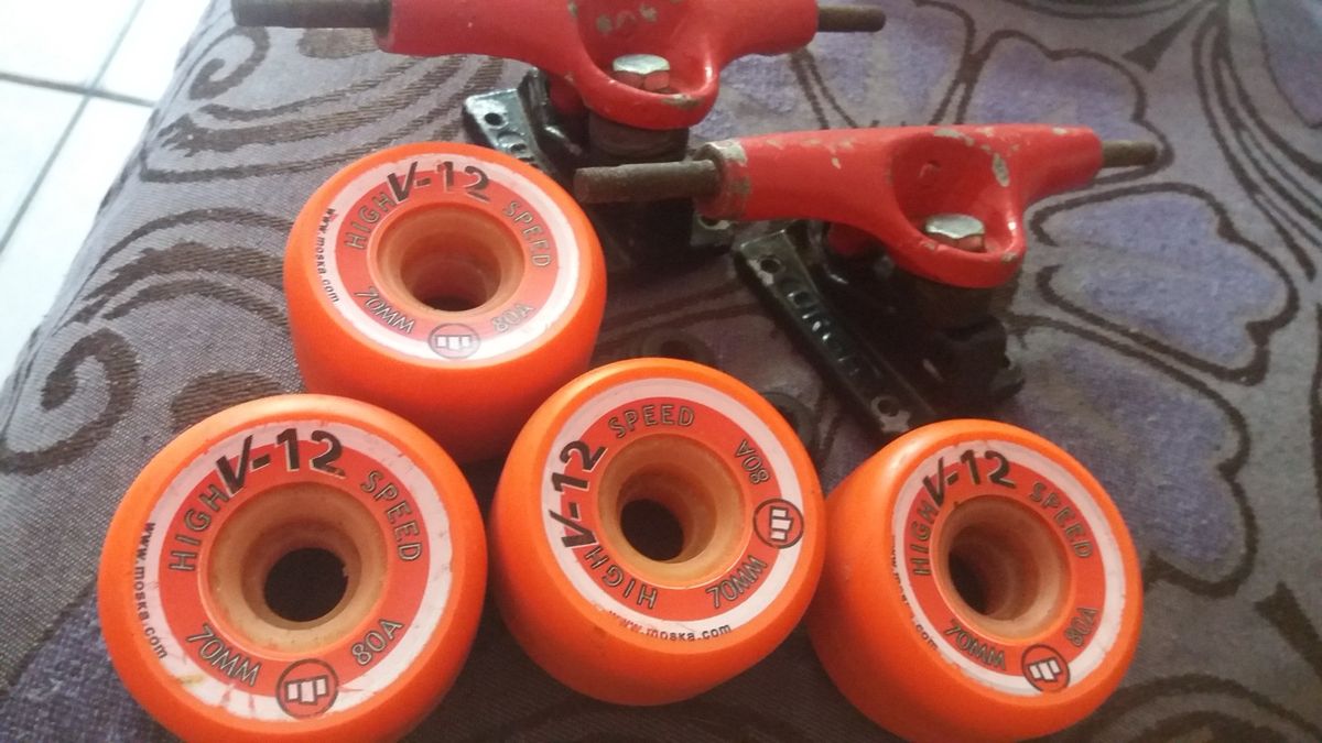 Rodas Moska Longboard 70mm 80a | Item p/ Esporte e Outdoor Moska Nunca ...