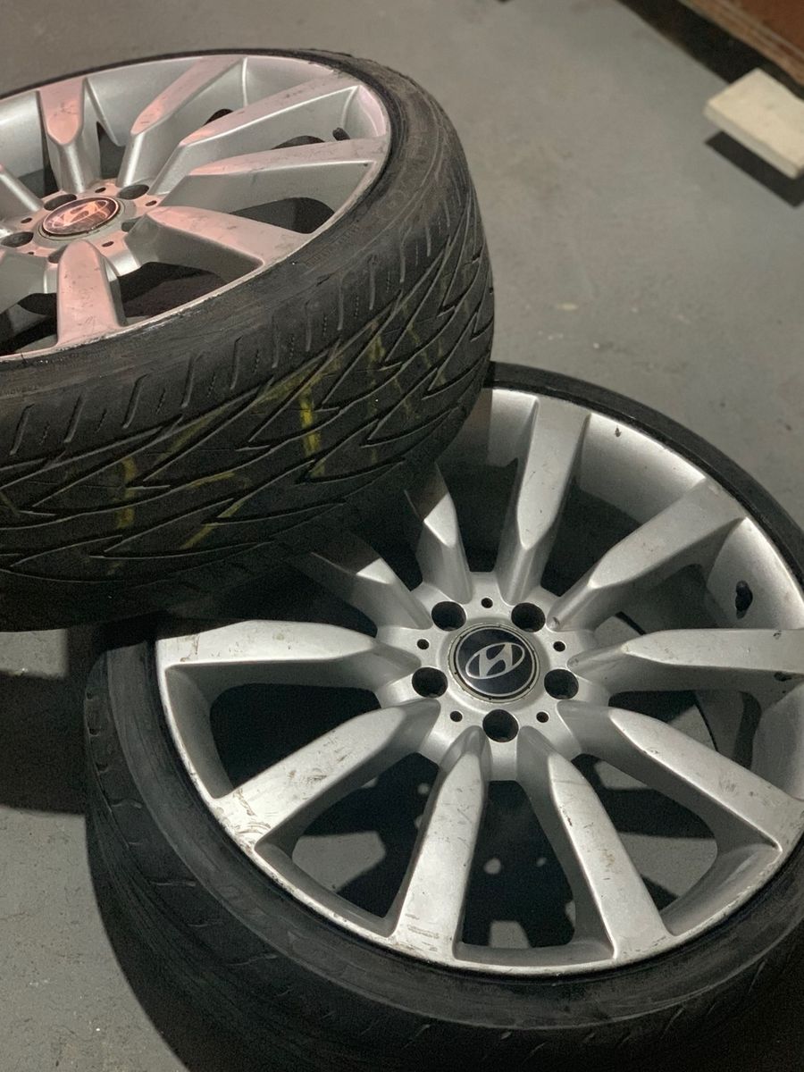 Rodas Tsuya Aro 20 - Conjunto Completo com 4 Pneus Toyo (meia-vida ...