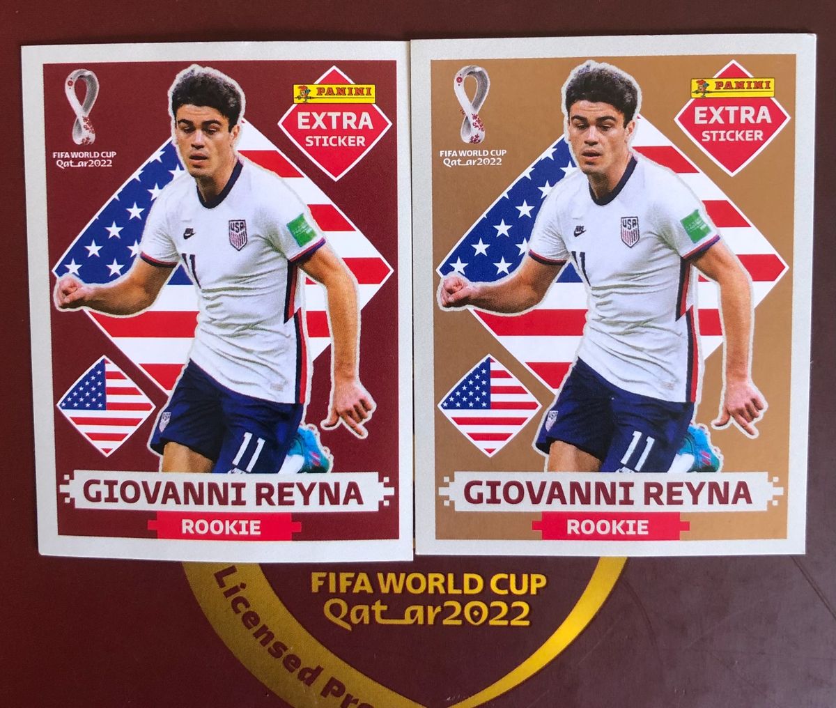 Rookie, Figurinhas Extras, Kit com 2...giovanni Reyna | Item p/ Esporte ...