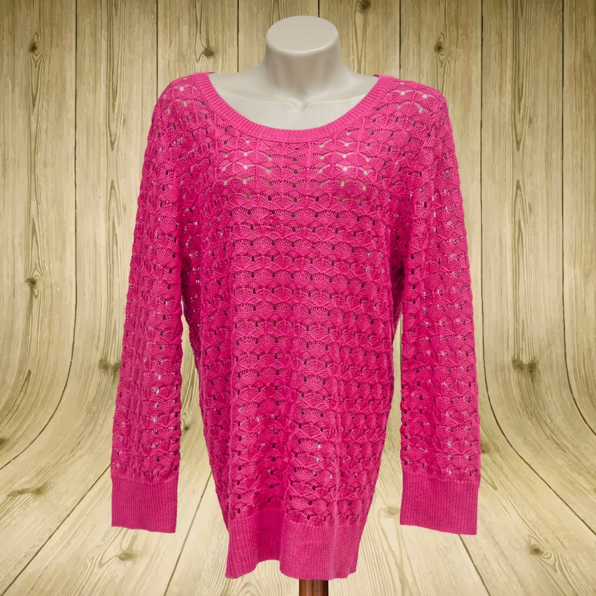 Rosão de Tricot | Casaco Feminino Usado 15200733 | enjoei