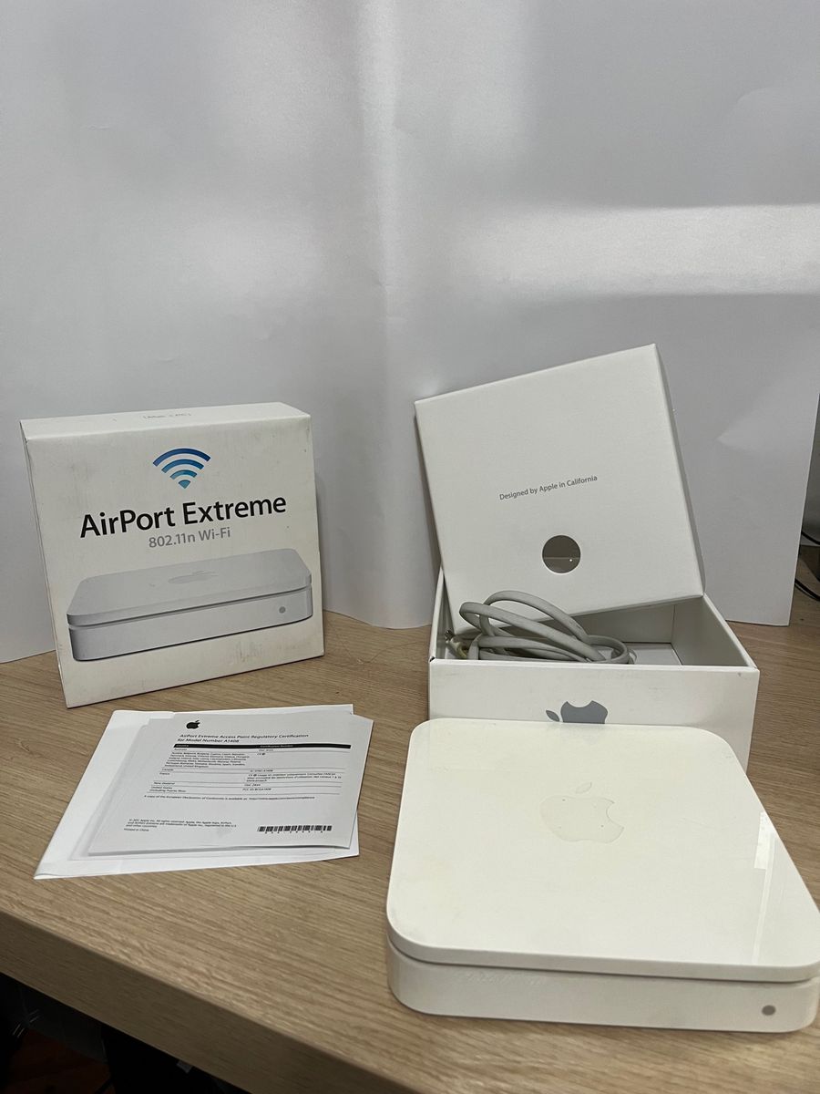 Roteador Apple Airport Extreme | Item Info & Eletro Apple Usado ...