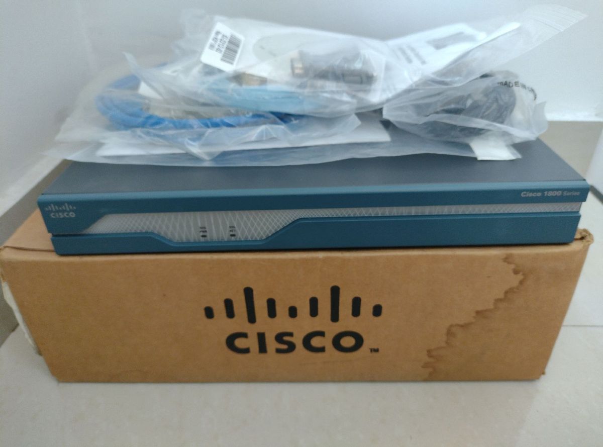 Roteador Cisco 1841 Novo | Item Info & Eletro Cisco Nunca Usado ...
