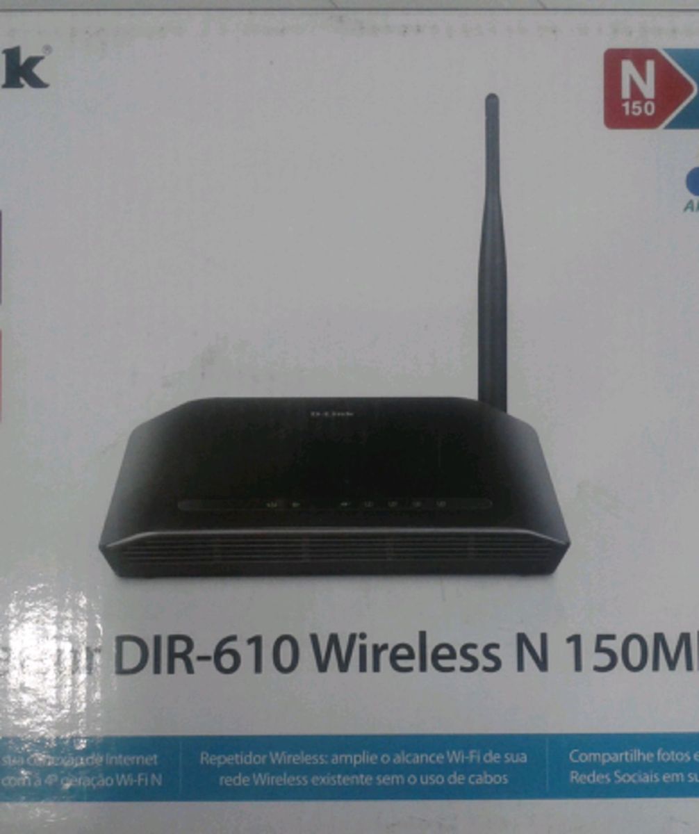 Roteador Dir-610 Wireless N 150mbps | Item Info & Eletro D Link Nunca ...