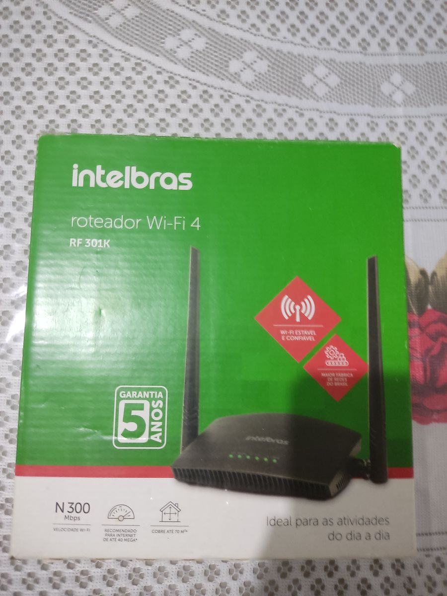 Roteador Intelbras Rf 301k | Item Info & Eletro Intelbras Usado ...