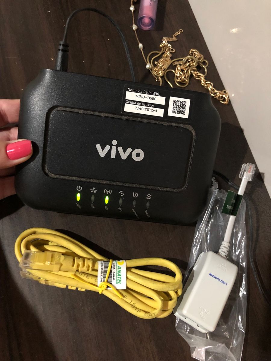 Roteador Modem Wifi Vivo | Item Info & Eletro Vivo Nunca Usado 83510380 ...
