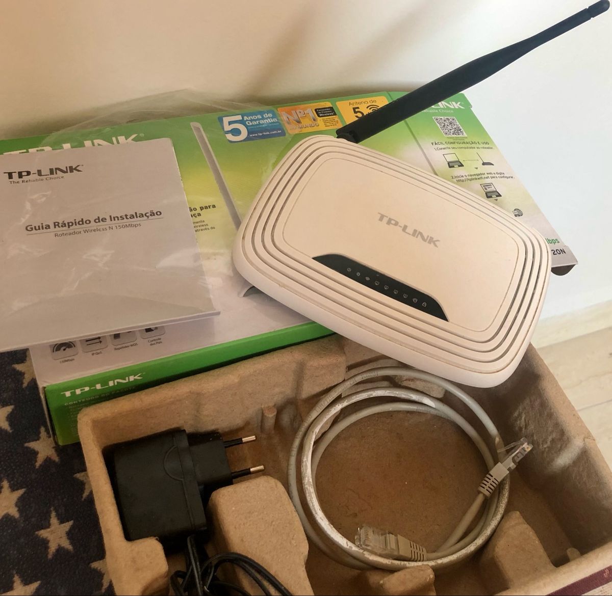Roteador Tp-link 150mbps Uma Antena | Item Info & Eletro Tp Link Usado ...