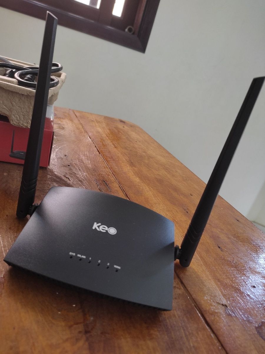 Roteador Wi-fi N 300 Mbps | Eletrodoméstico Keo Nunca Usado 80590456 ... Roteador Wi-fi N 300 Mbps | Eletrodoméstico Keo Nunca Usado 80590456 ...