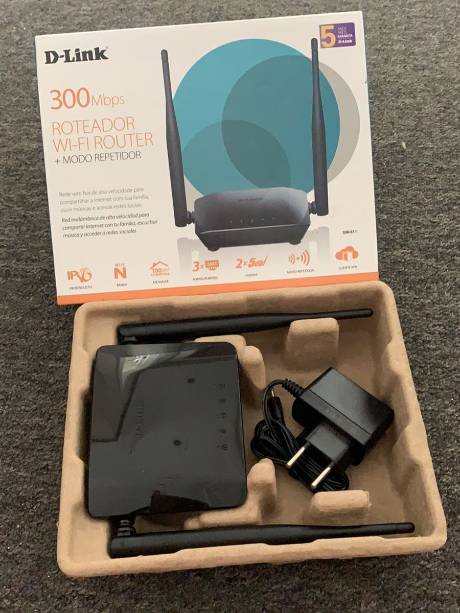 Roteador Wifi D-link | Item Info & Eletro D Link Nunca Usado 47749373 ...