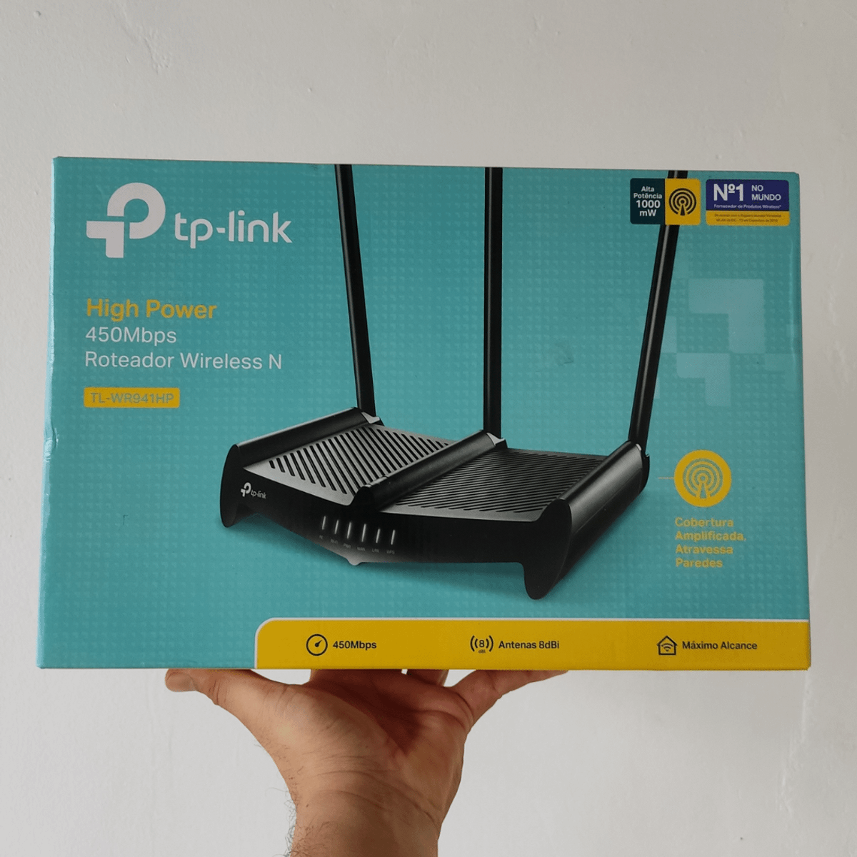 Roteador Wireless Tp Link Tl-wr 941hp 3x 8dbi Alta Potencia Novo ...
