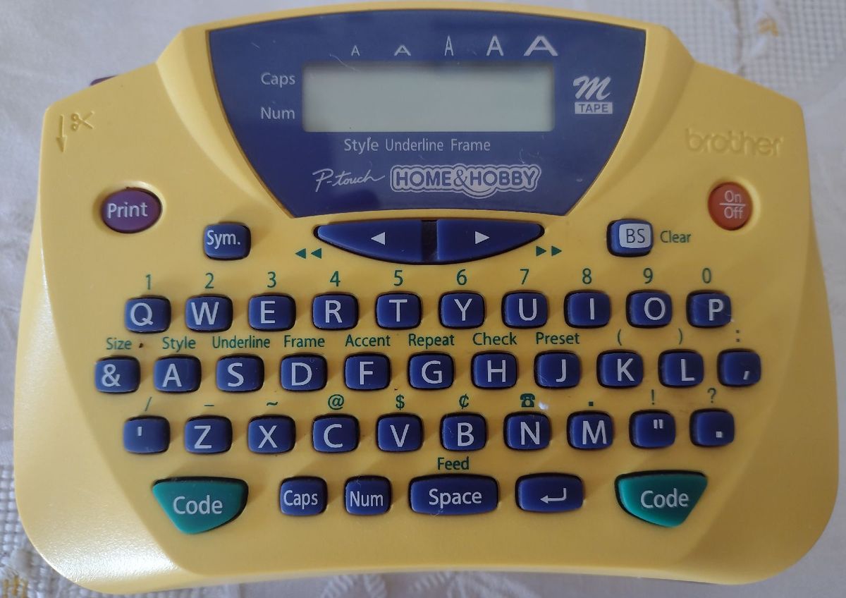 Rotuladora Brother Pt-65 | Item de Papelaria Brother Usado 73825389 ...