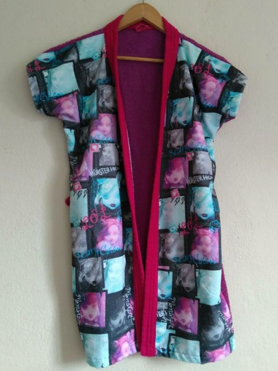 Roupão Monster High | Roupa Infantil para Menina Lepper Usado 28669080 ...