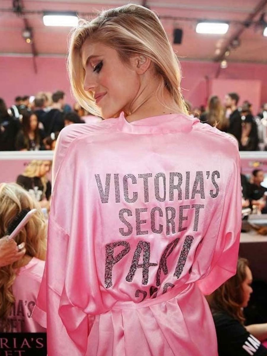 Roupão Robe Victorias Secret Show | Camiseta Feminina Victorias Secret ...