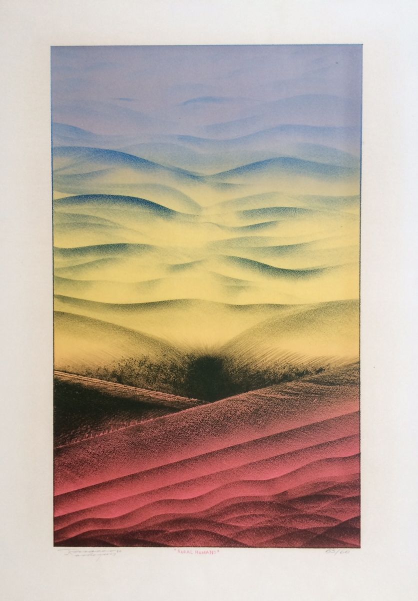 Rural Humano Gravura do Artista Inácio Rodrigues Ano 1985 | Item de ...