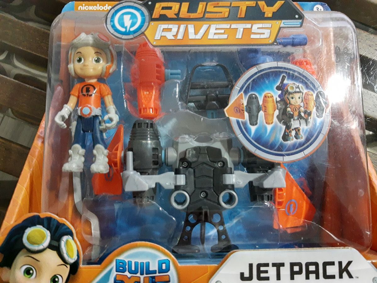 Rusty Rivets - Mochila a Jato Jet Pack com Rusty Figura | Mochila ...
