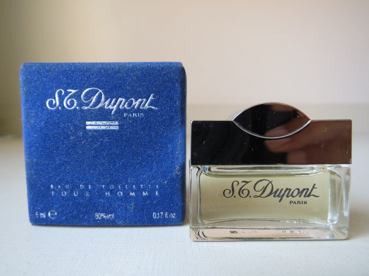 S. T. Dupont Pour Homme Edt Miniatura Perfume Importado 5ml | Perfume Masculino S T Dupont Nunca ...