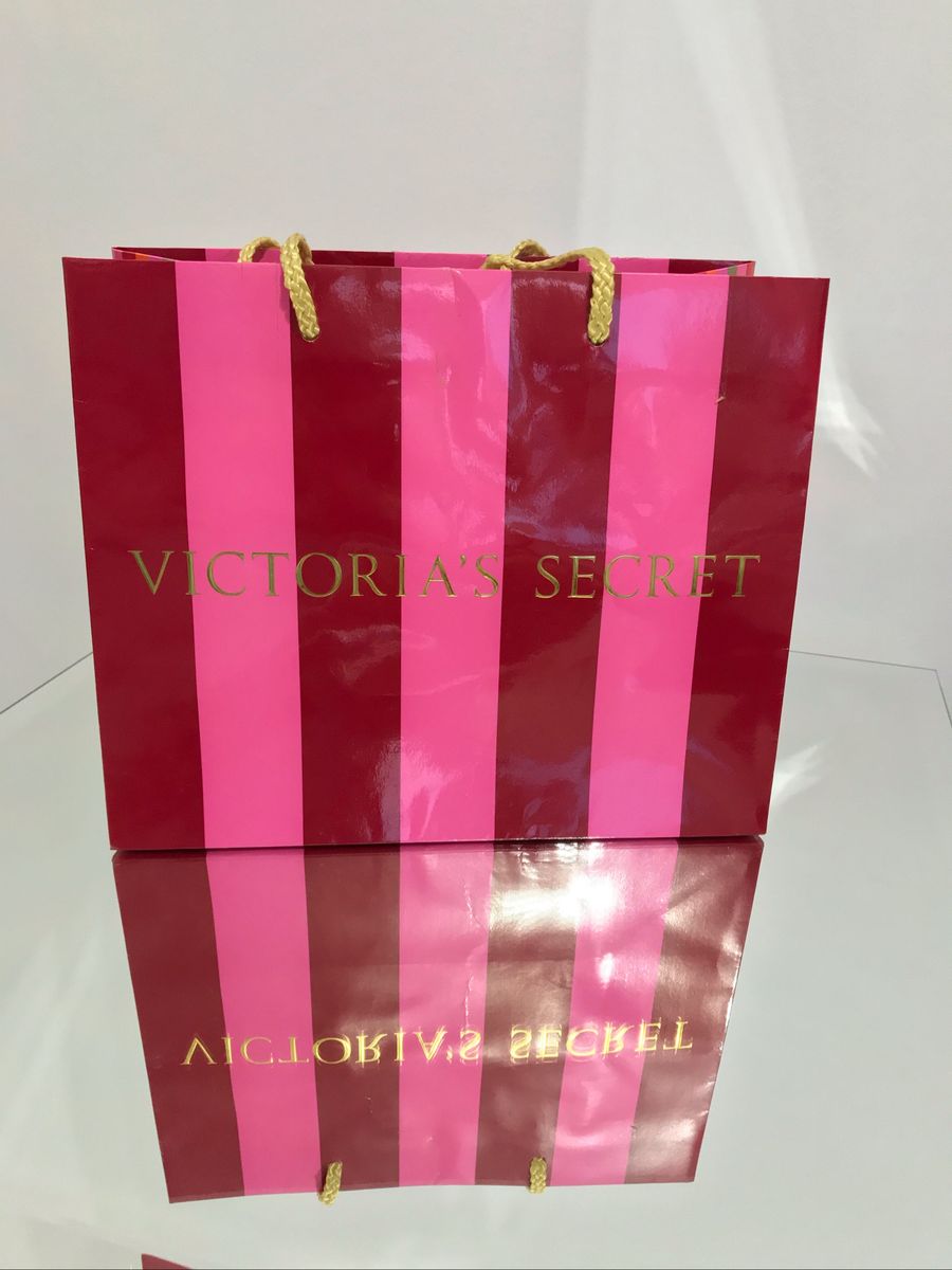 Sacola Cartonada Victorias Secret Original | Produto Feminino Victorias ...