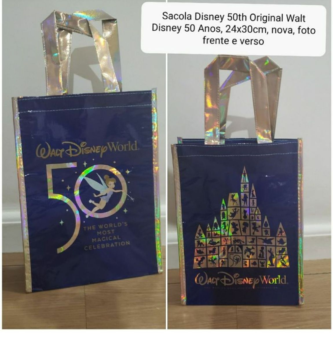 Sacola Disney Retornável Original 50 Anos | Produto Feminino Disney Nunca Usado 83704704 | enjoei