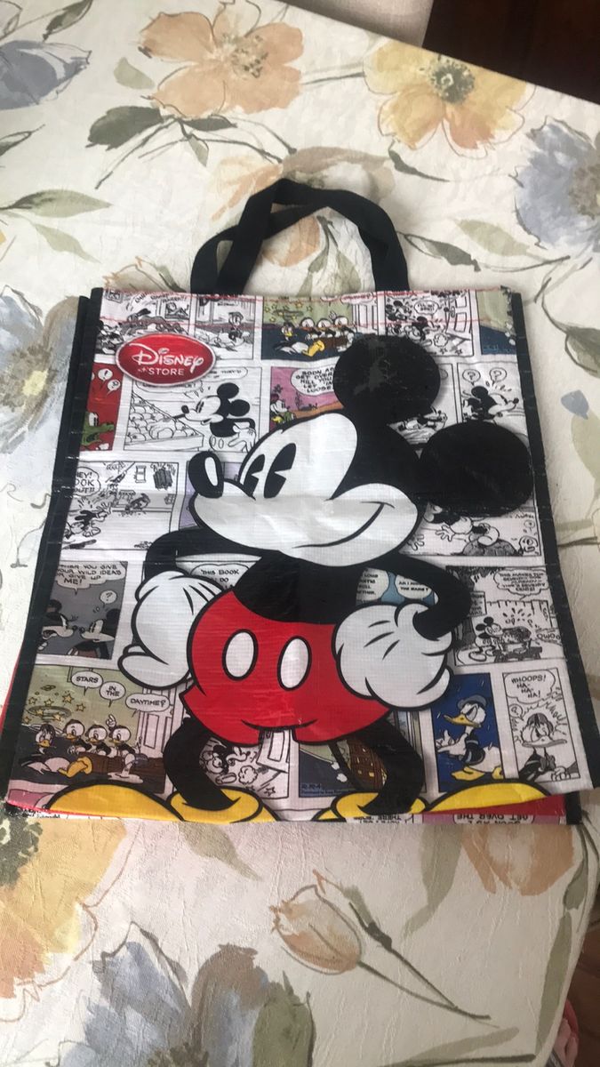 Sacola Disney Store Original | Item de Papelaria Disney Usado 82956093 | enjoei