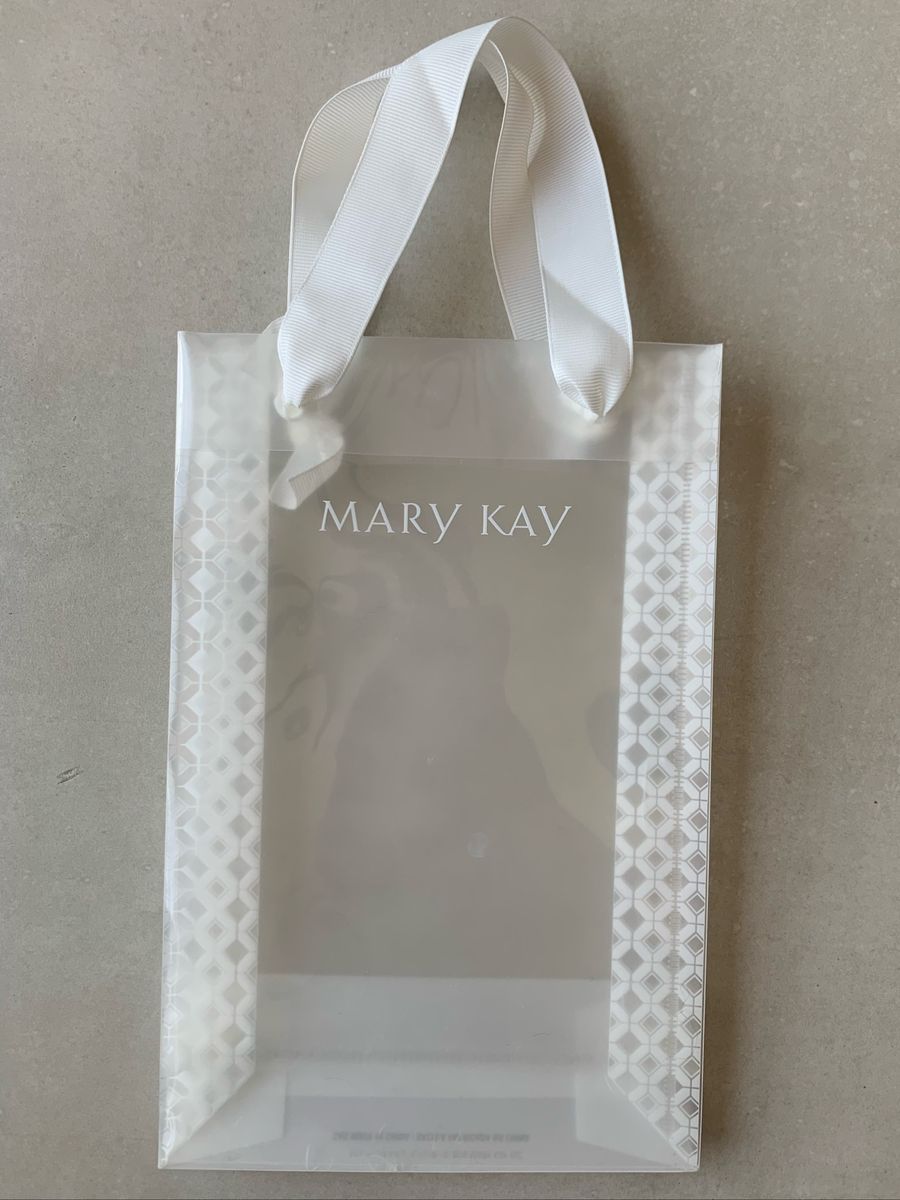 Sacola Mary Kay Transparente | Item de Papelaria Mary Kay Nunca Usado ...