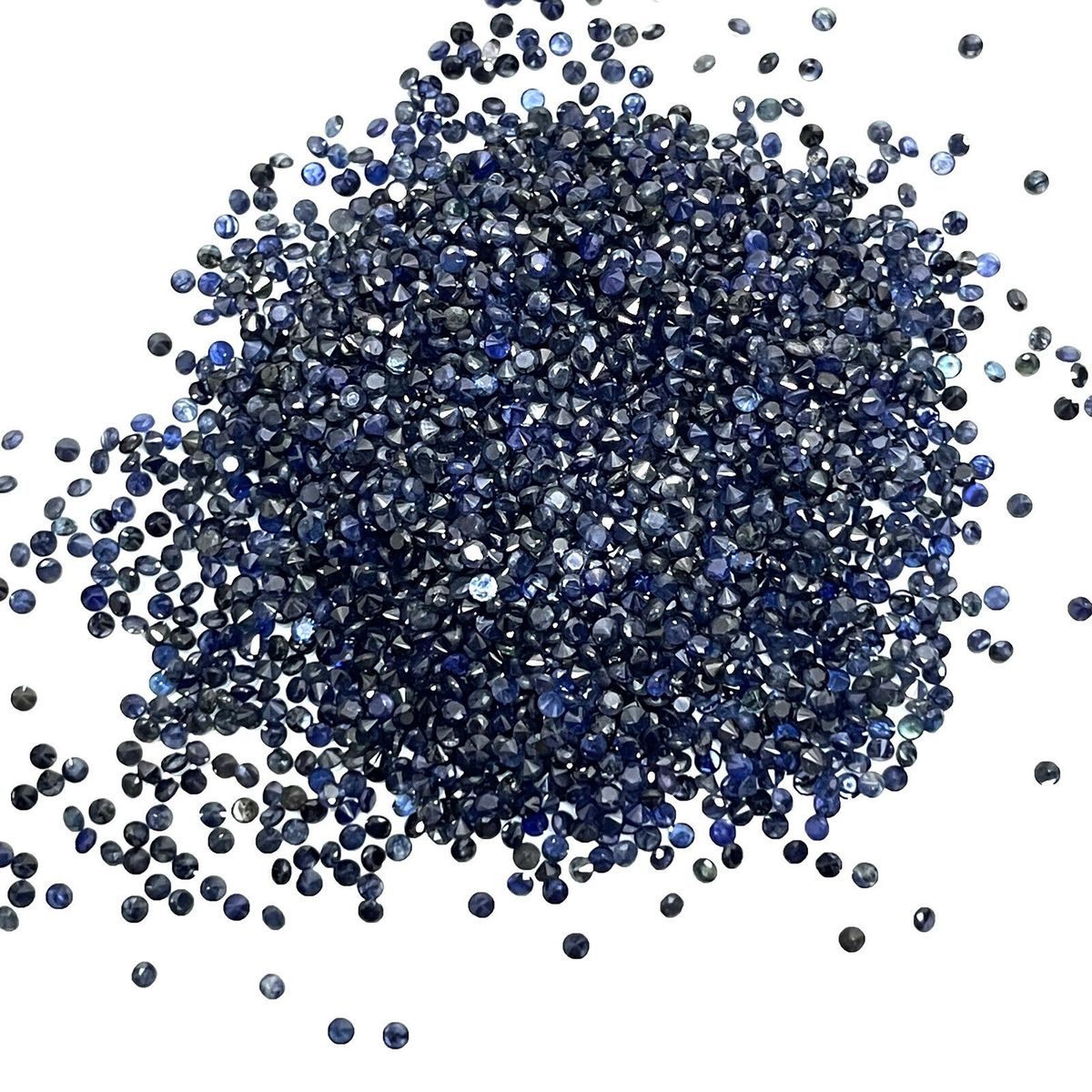 Safira Azul Natural Africana 1,5mm com Certificado 1 Peça | Jóia ...